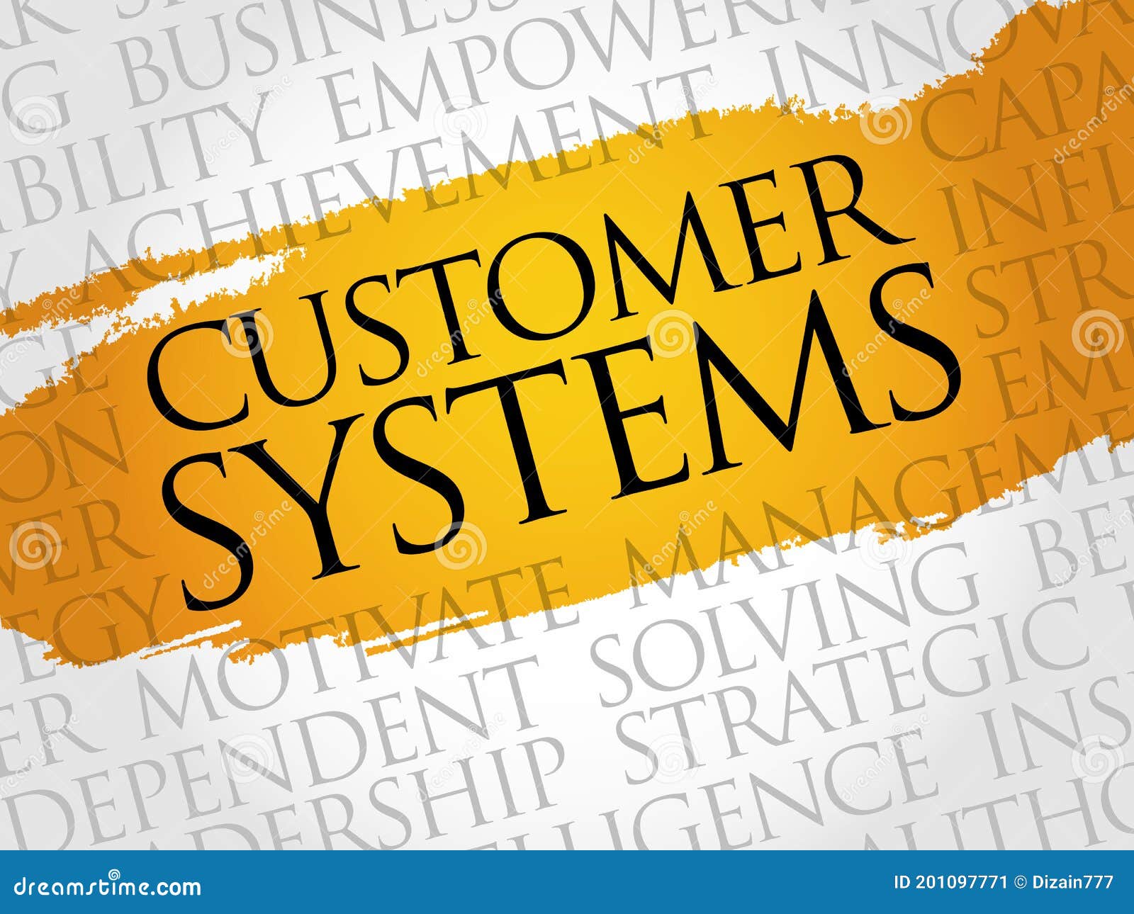Customer Systems Word Cloud Stock Illustration - Illustration of ...