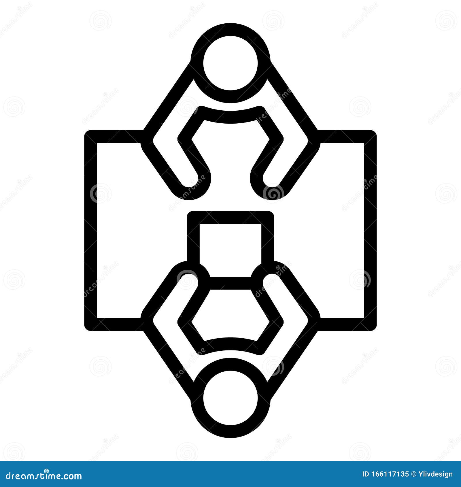 Customer Talking Icon, Outline Style Stock Vector - Illustration of ...