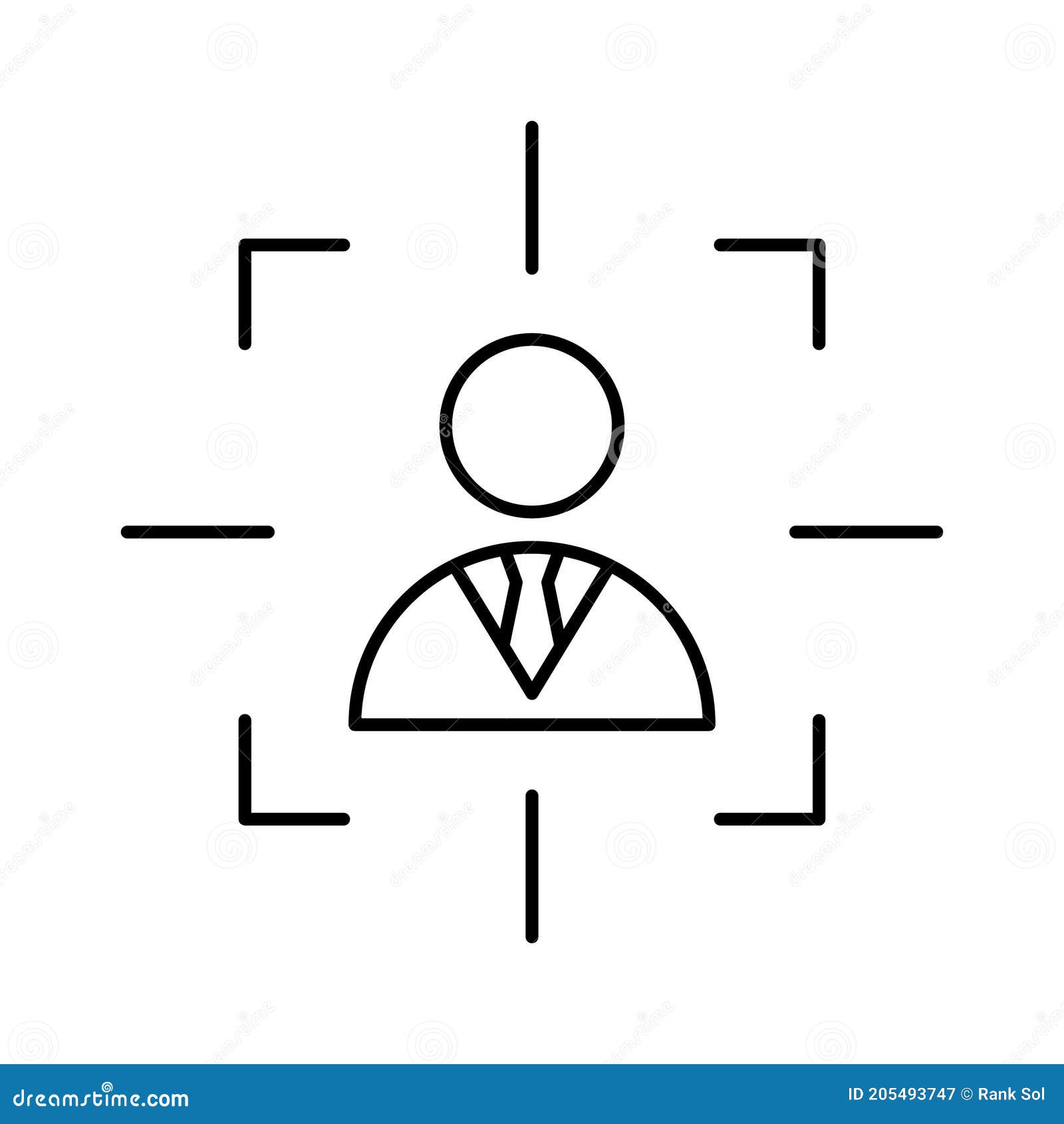 Intention Icon. Line Style Symbol From Productivity Icon Collection ...