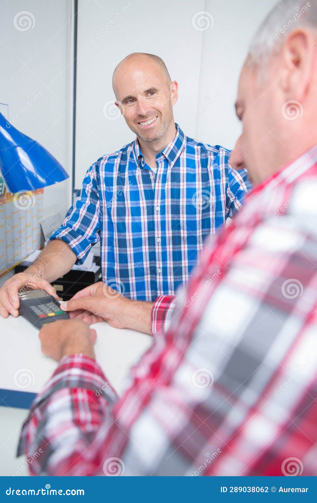 Customer Using Credit Card To Pay Stock Photo - Image of machine, break ...