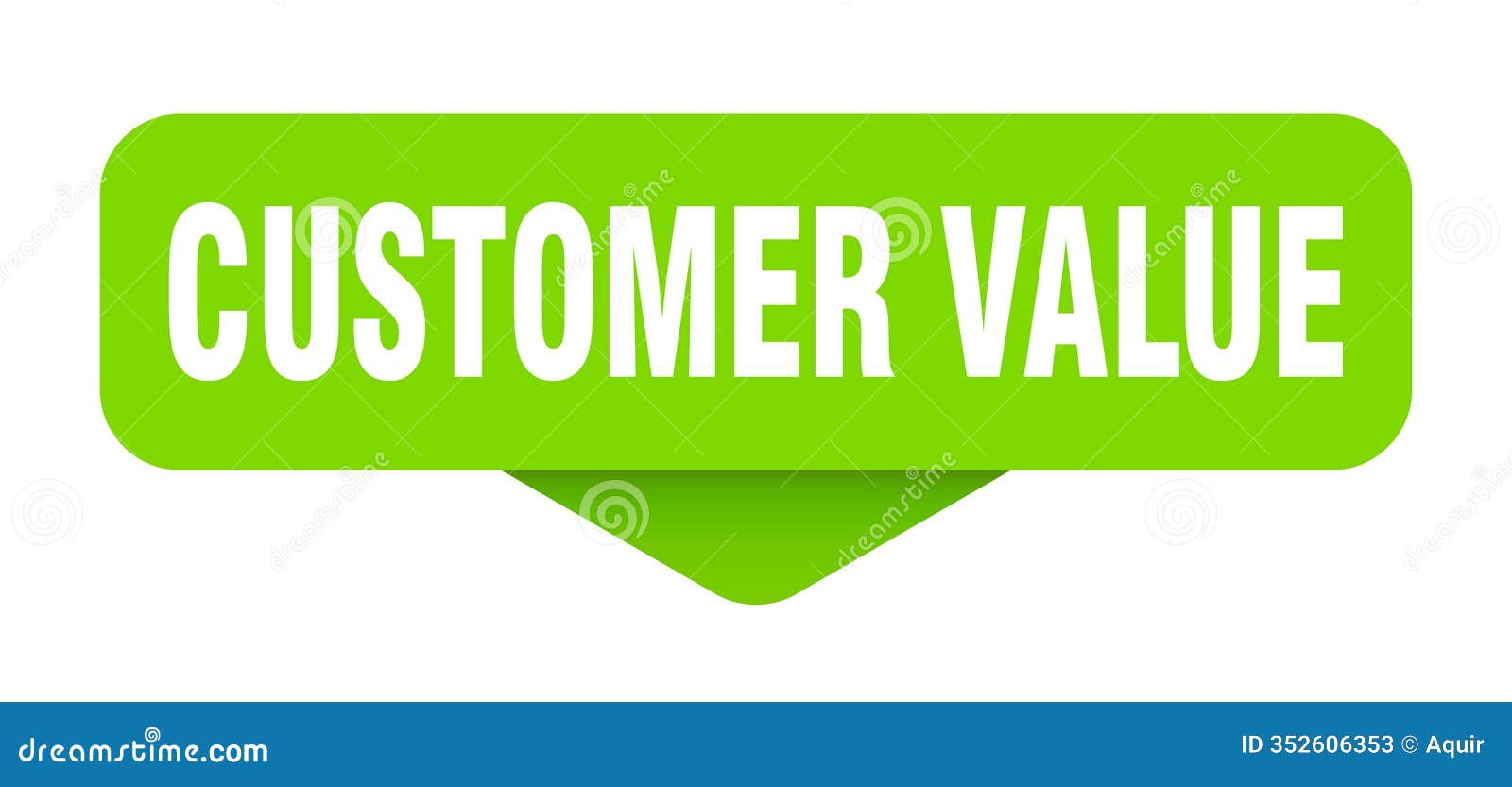 Customer Value Sticker. Customer Value Sign on Transparent Background ...