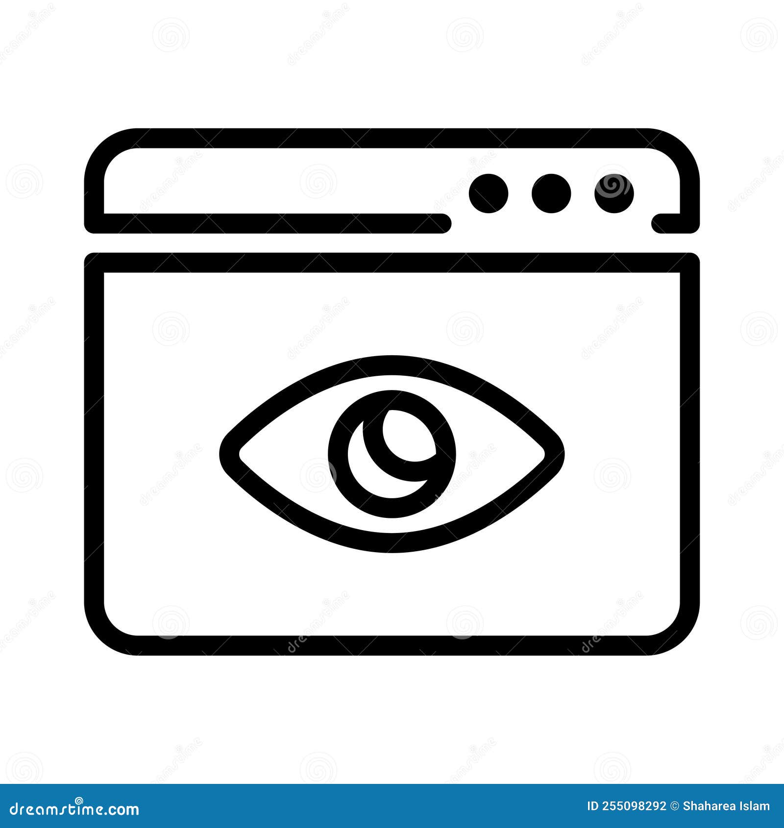 Customer view icon stock vector. Illustration of vector - 255098292