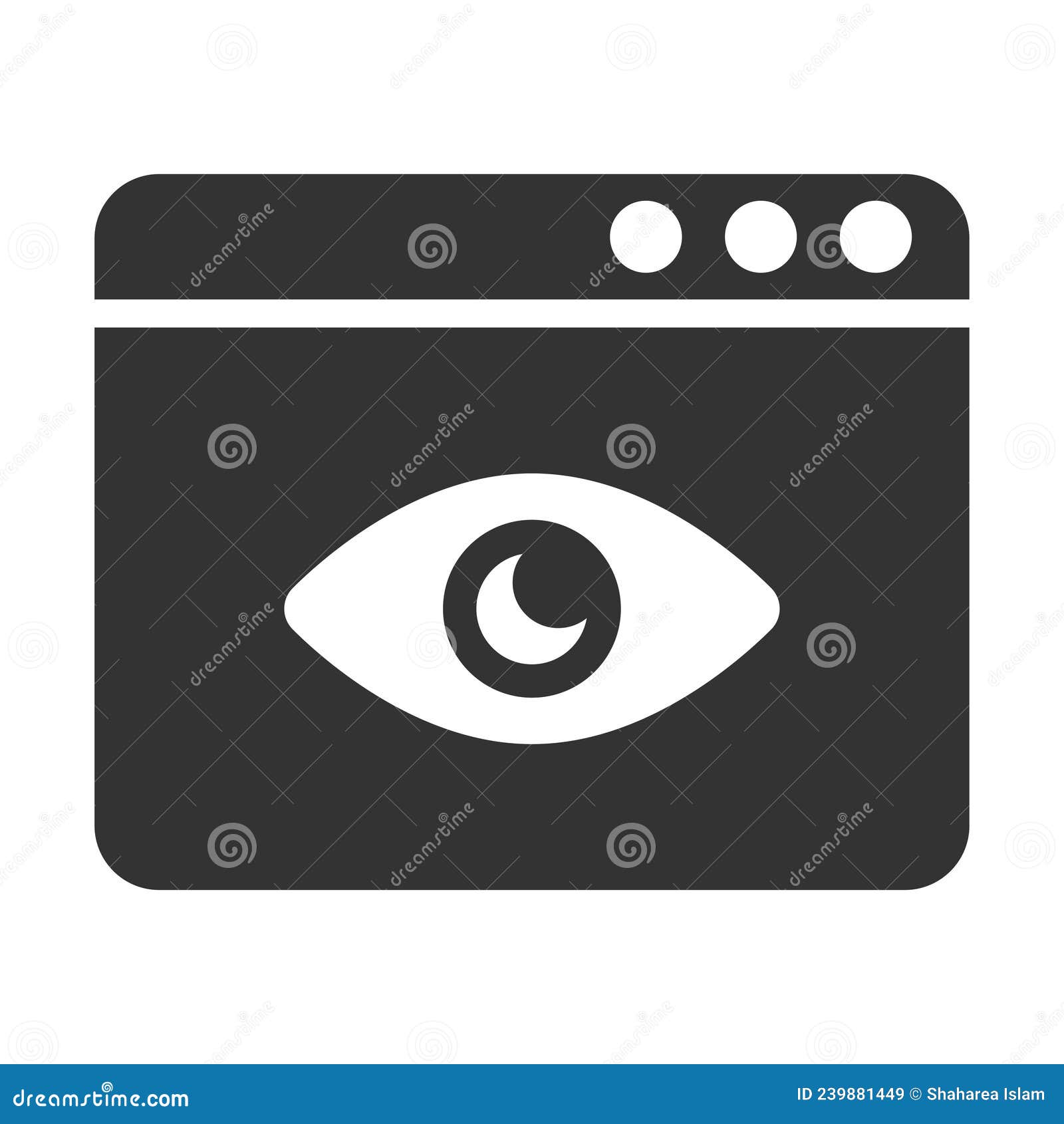 Customer view icon stock vector. Illustration of look - 239881449