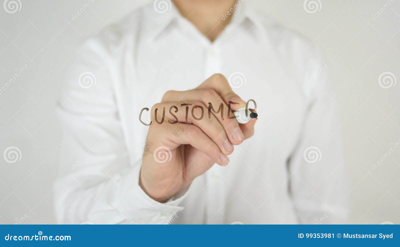 Customer, Written on Glass stock image. Image of illustrating - 99353981