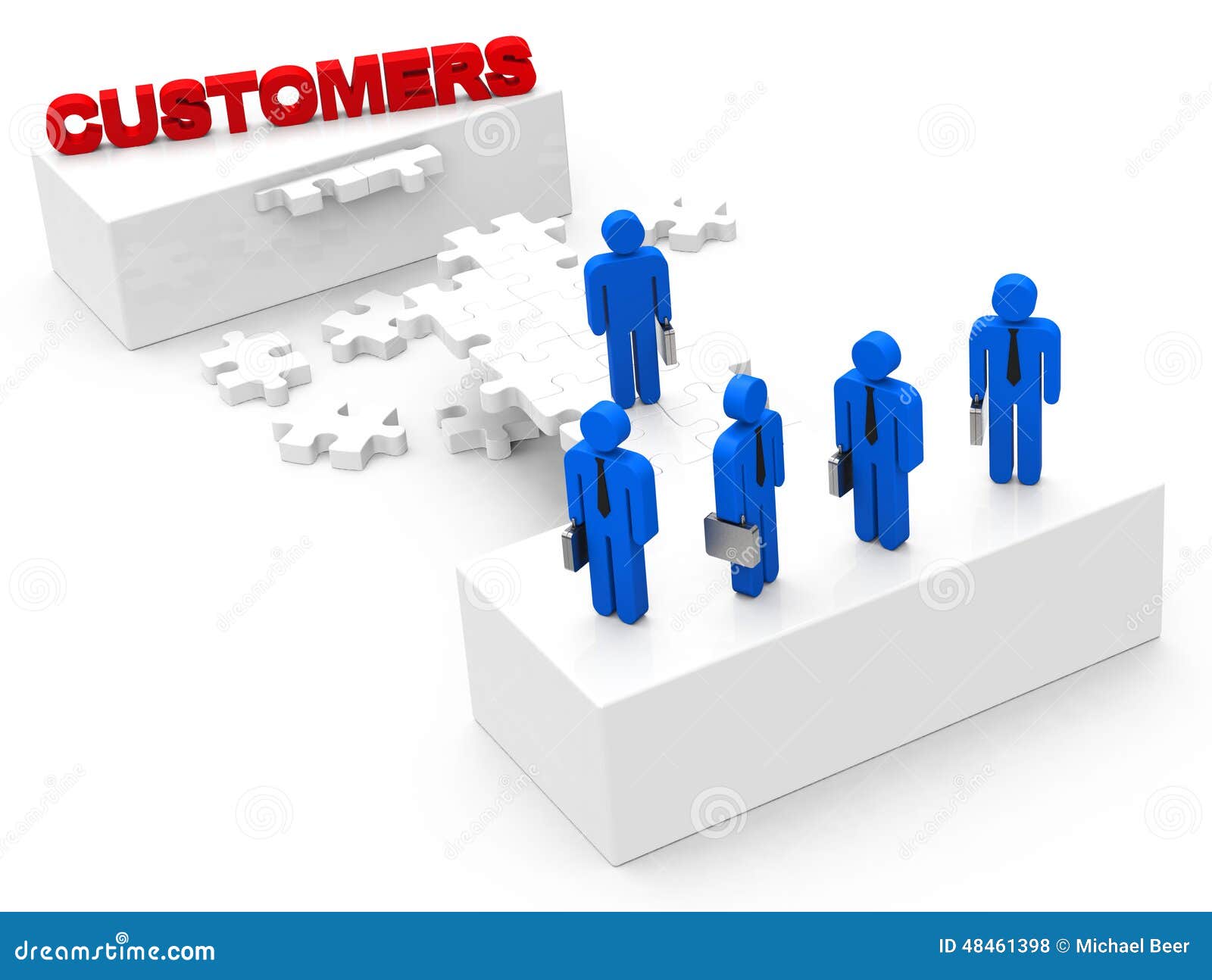 Customers stock illustration. Illustration of customer - 48461398