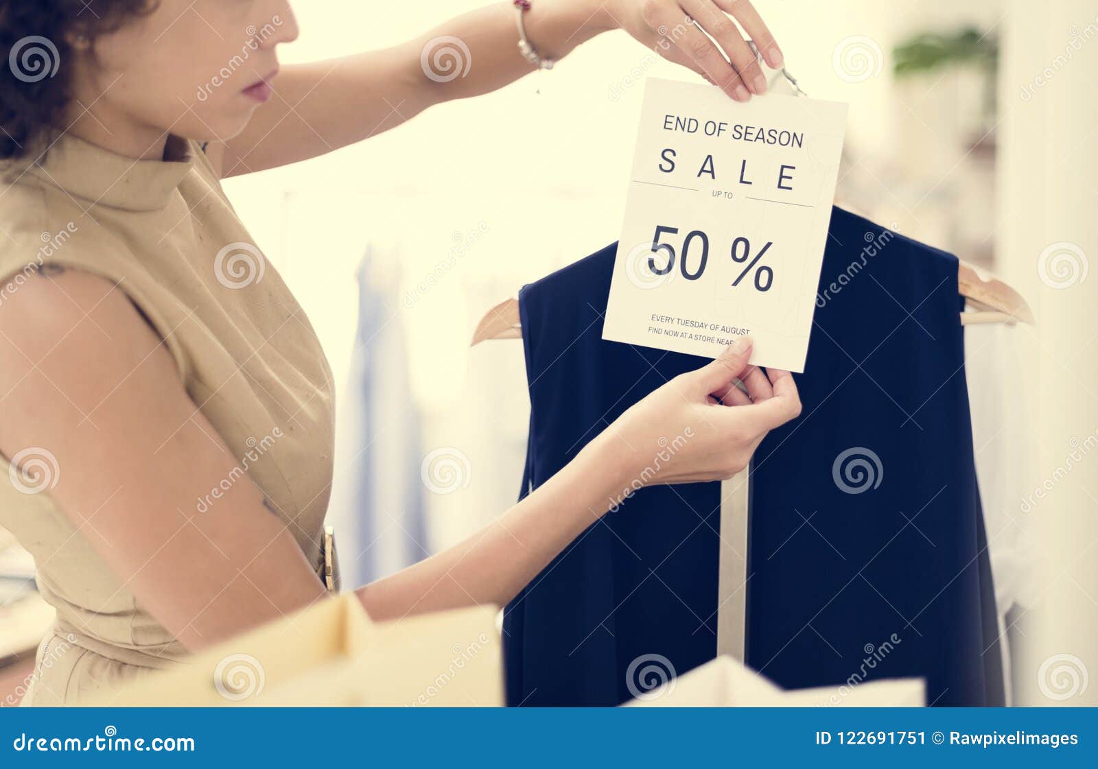 Customers Checking Out the Shop Stock Image - Image of dress, products ...