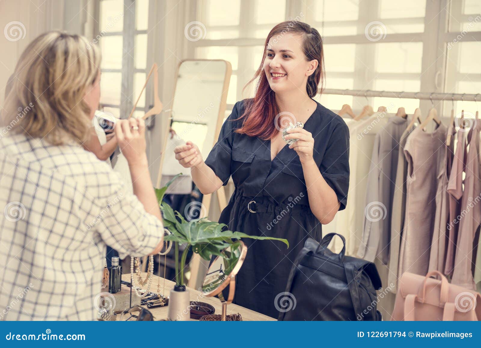 Customers Checking Out the Shop Stock Photo - Image of shop, sale ...