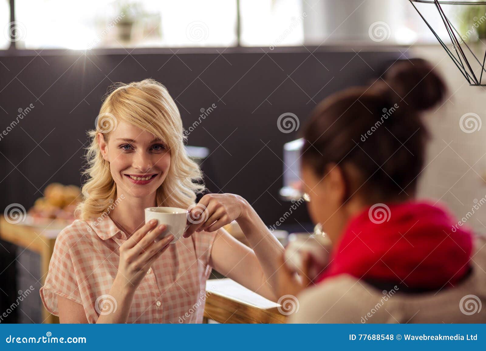 Customers Drinking a Coffee Stock Photo - Image of caffeine, food: 77688548