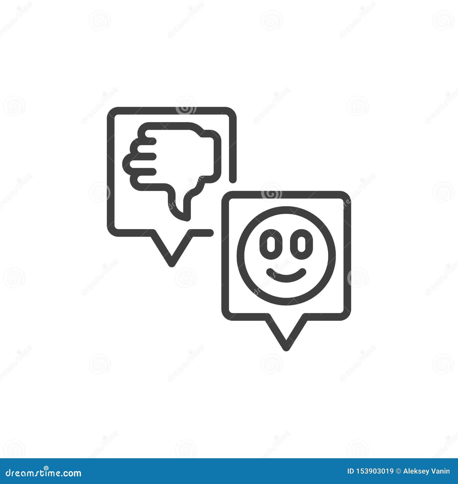 Customers Feedback Vector Icon Stock Vector - Illustration of customers ...