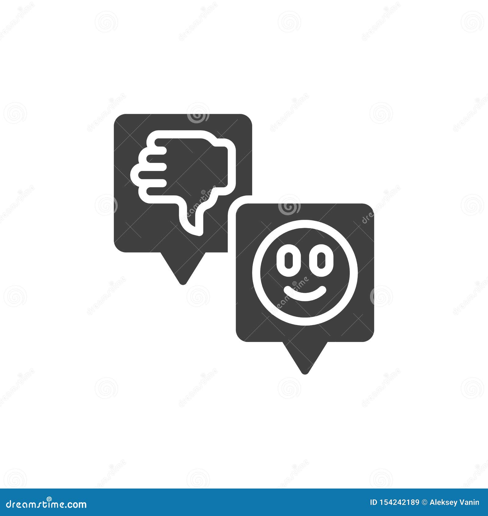 Customers Feedback Vector Icon Stock Vector - Illustration of design ...