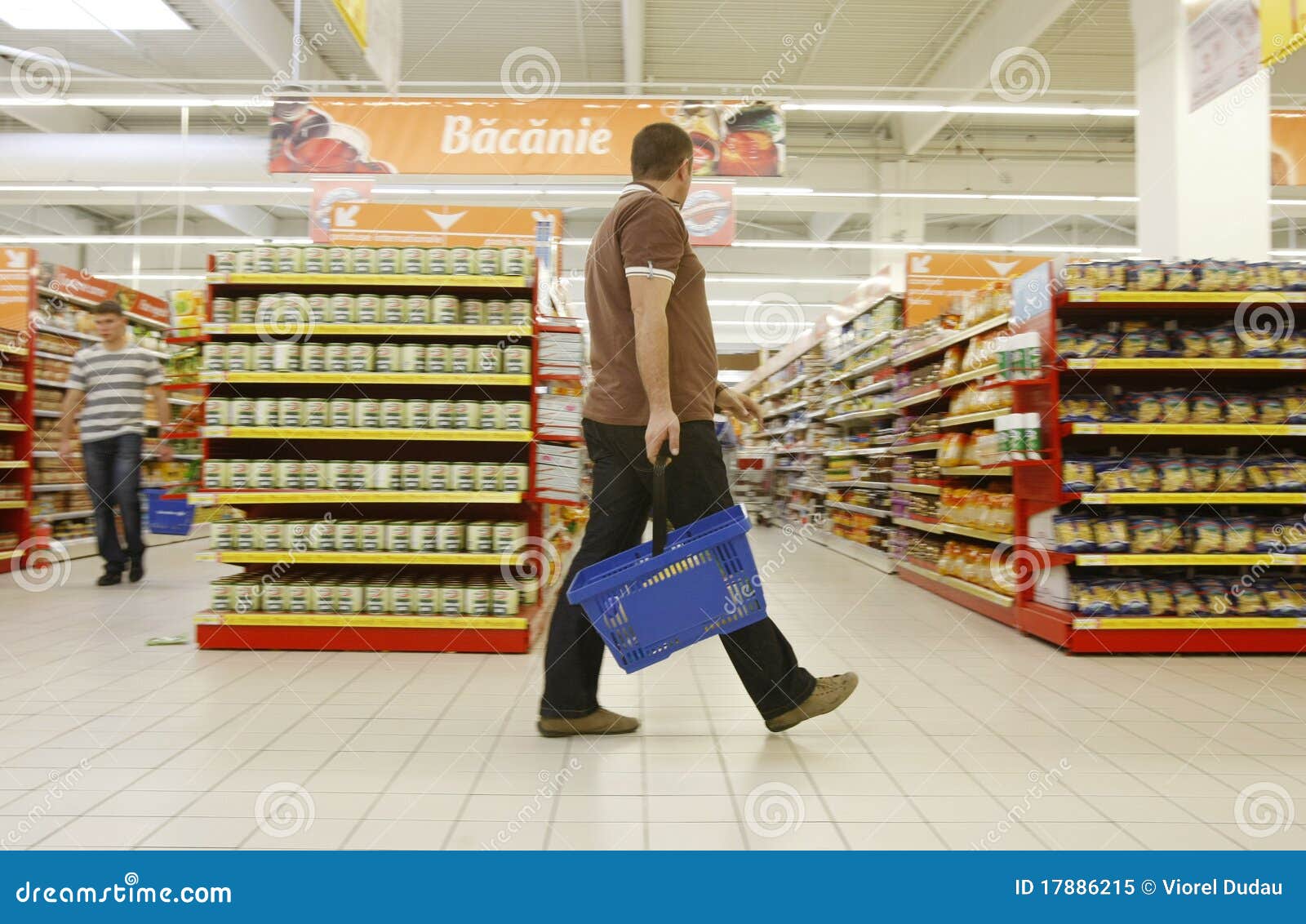 Customers Shopping at Supermarket Editorial Image - Image of buyer ...