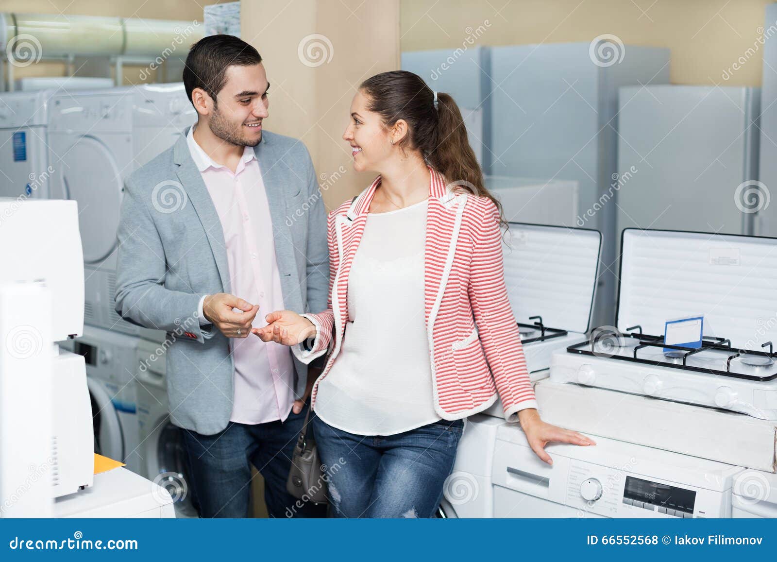 Customers in Small Domestic Appliances Section Stock Photo - Image of ...