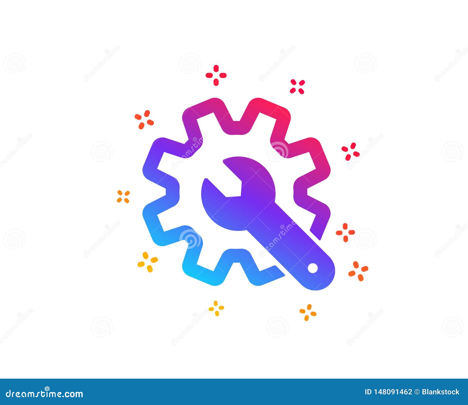 Customisation Icon. Settings or Editing Sign. Vector Stock Vector ...
