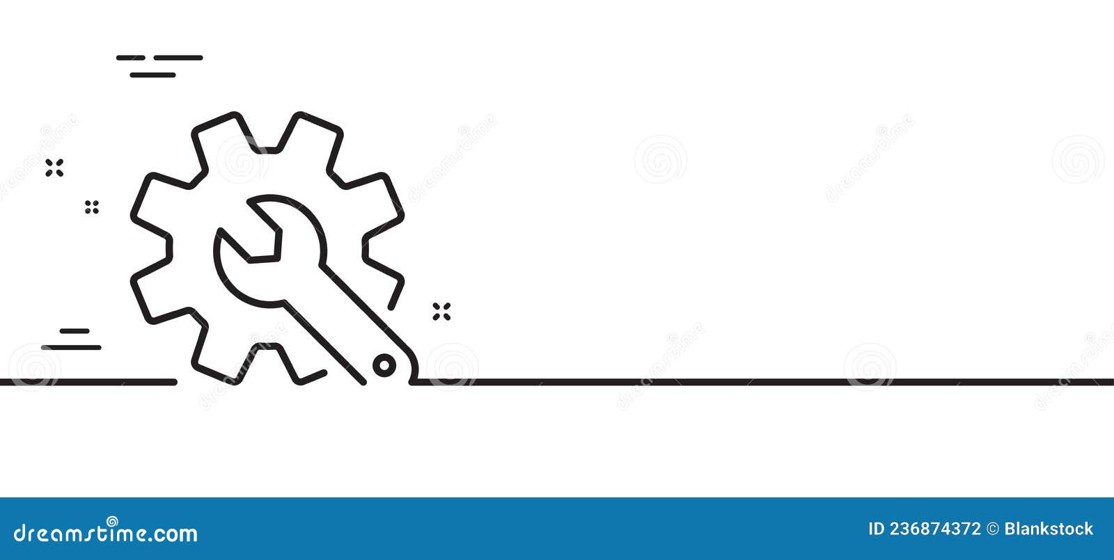 Customisation Line Icon. Settings Or Editing Sign. Vector ...