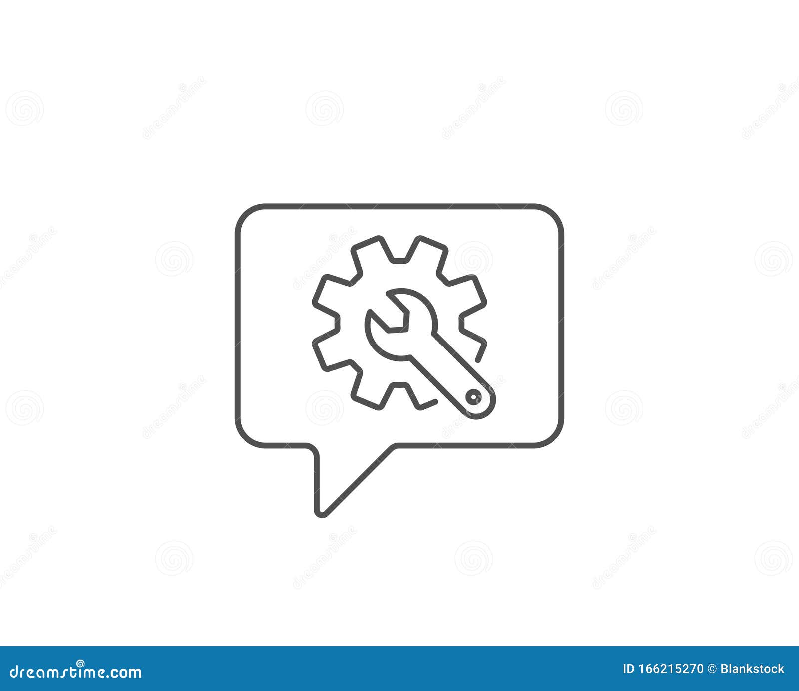 Customisation Line Icon. Settings or Editing Sign. Vector Stock Vector ...