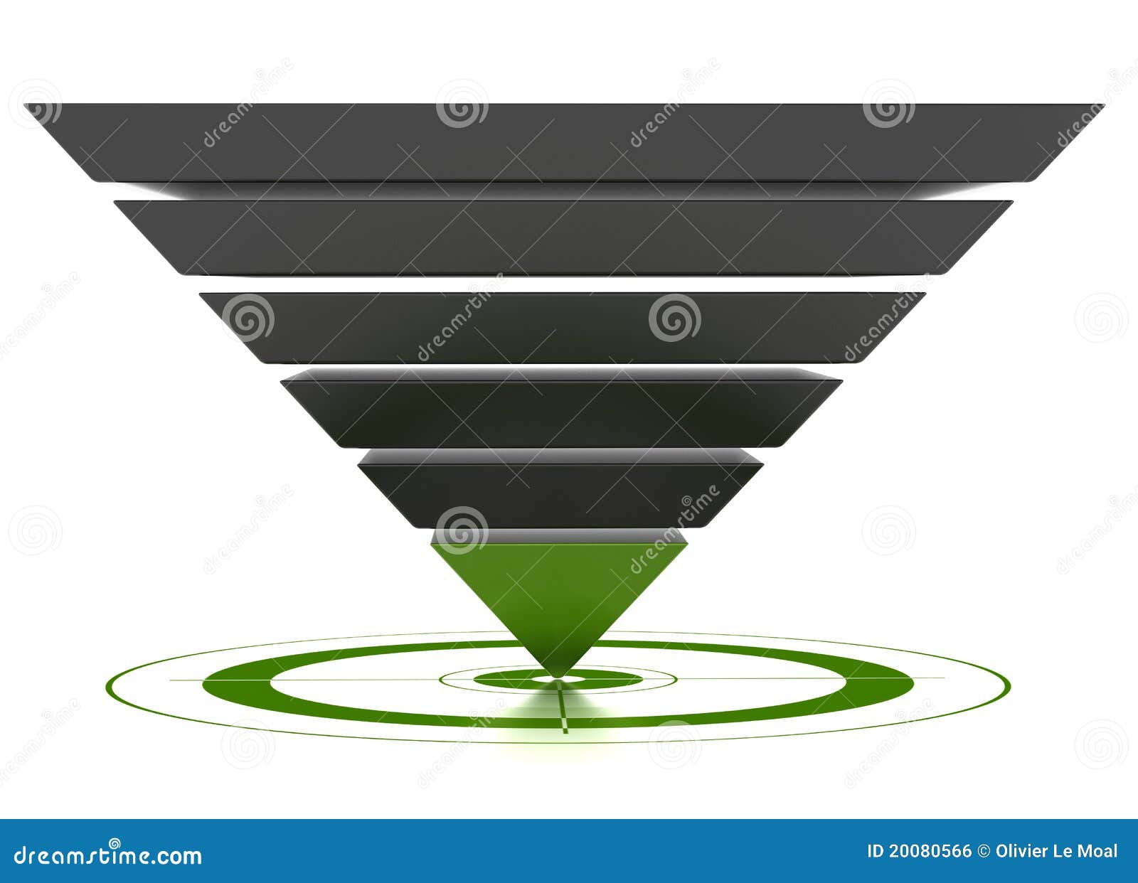 Conversion Funnel Symbol Cartoon Vector | CartoonDealer.com #93343591