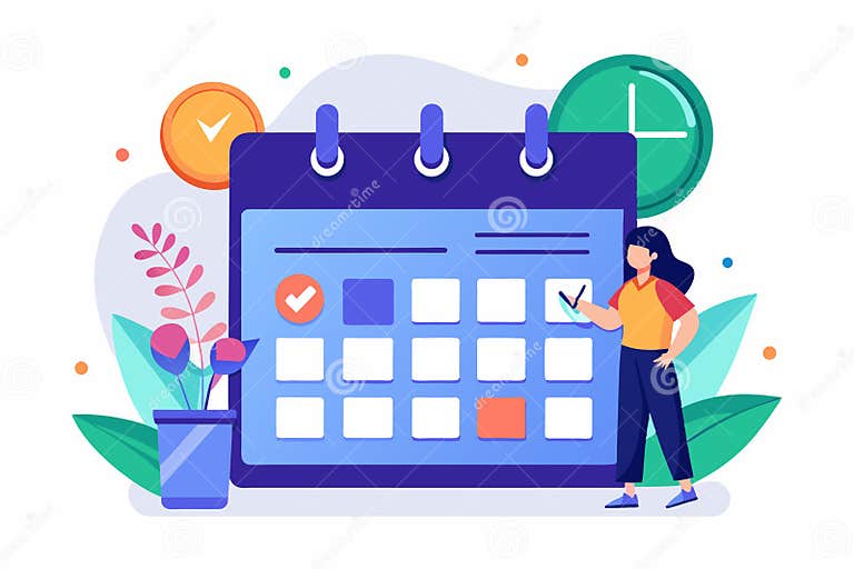 A Customizable Date Picker is Shown with a User Selecting a Date Amidst ...