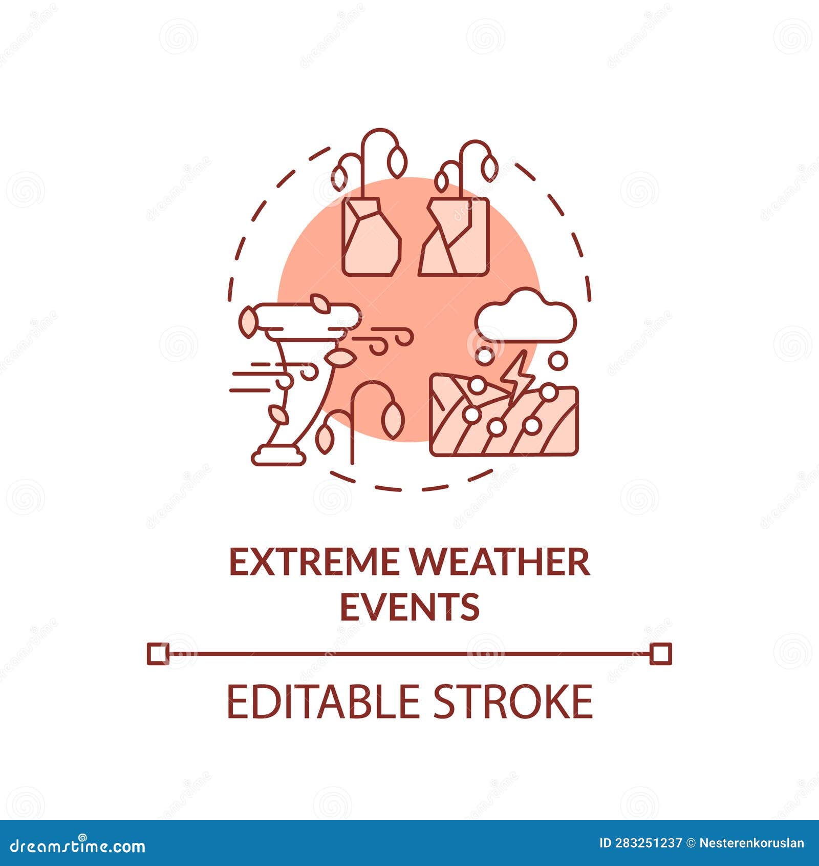 Customizable Extreme Weather Events Icon Heatflation Concept Stock ... Customizable Extreme Weather Events Icon Heatflation Concept Stock ...