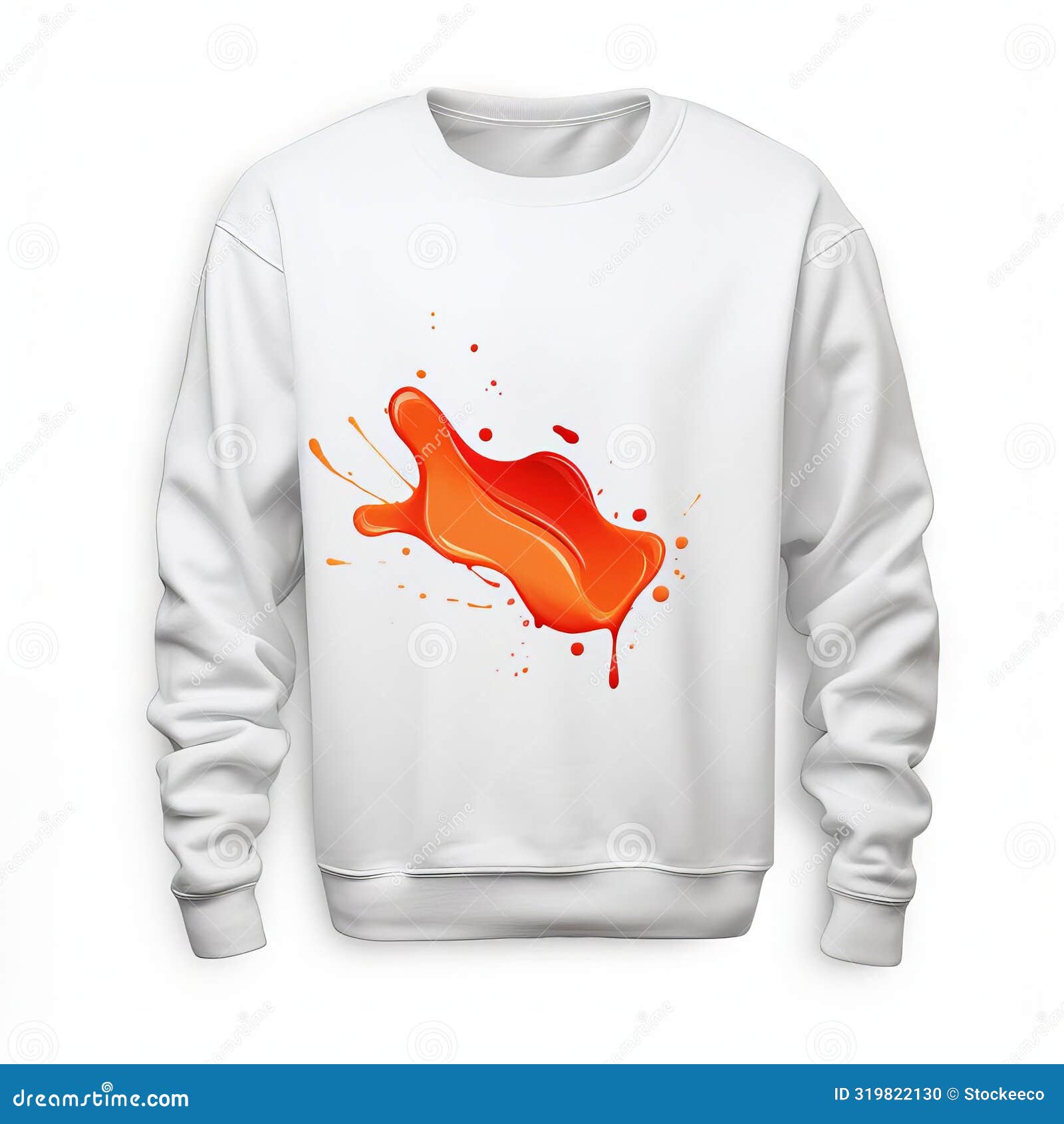 Customizable High-quality Sweat Design on White Background Template ...