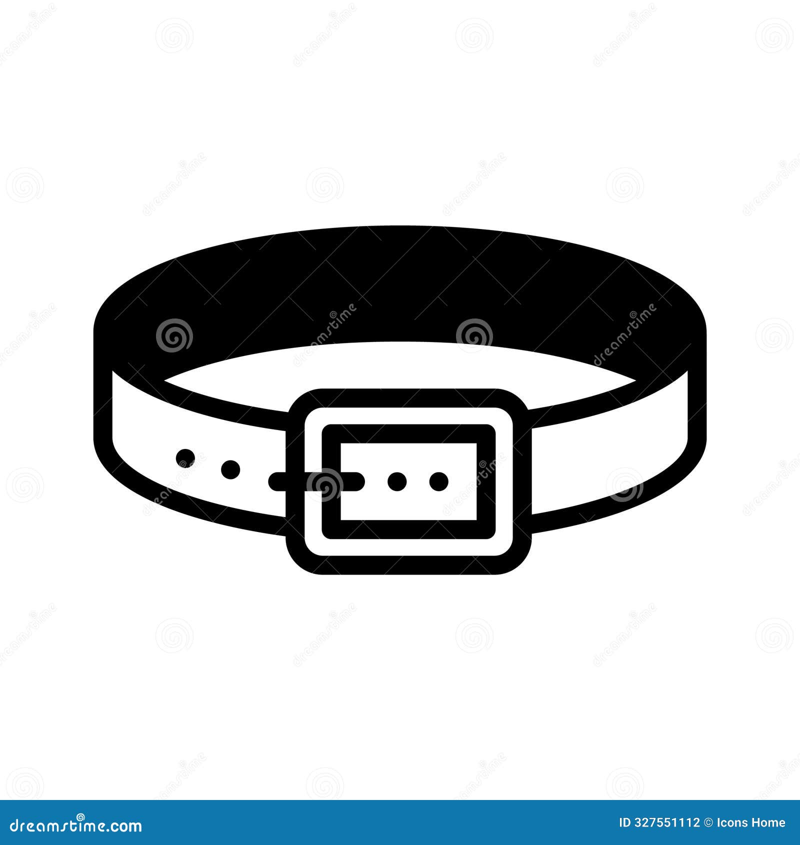 A Customizable Icon of Belt in Modern Design Style Stock Illustration ...