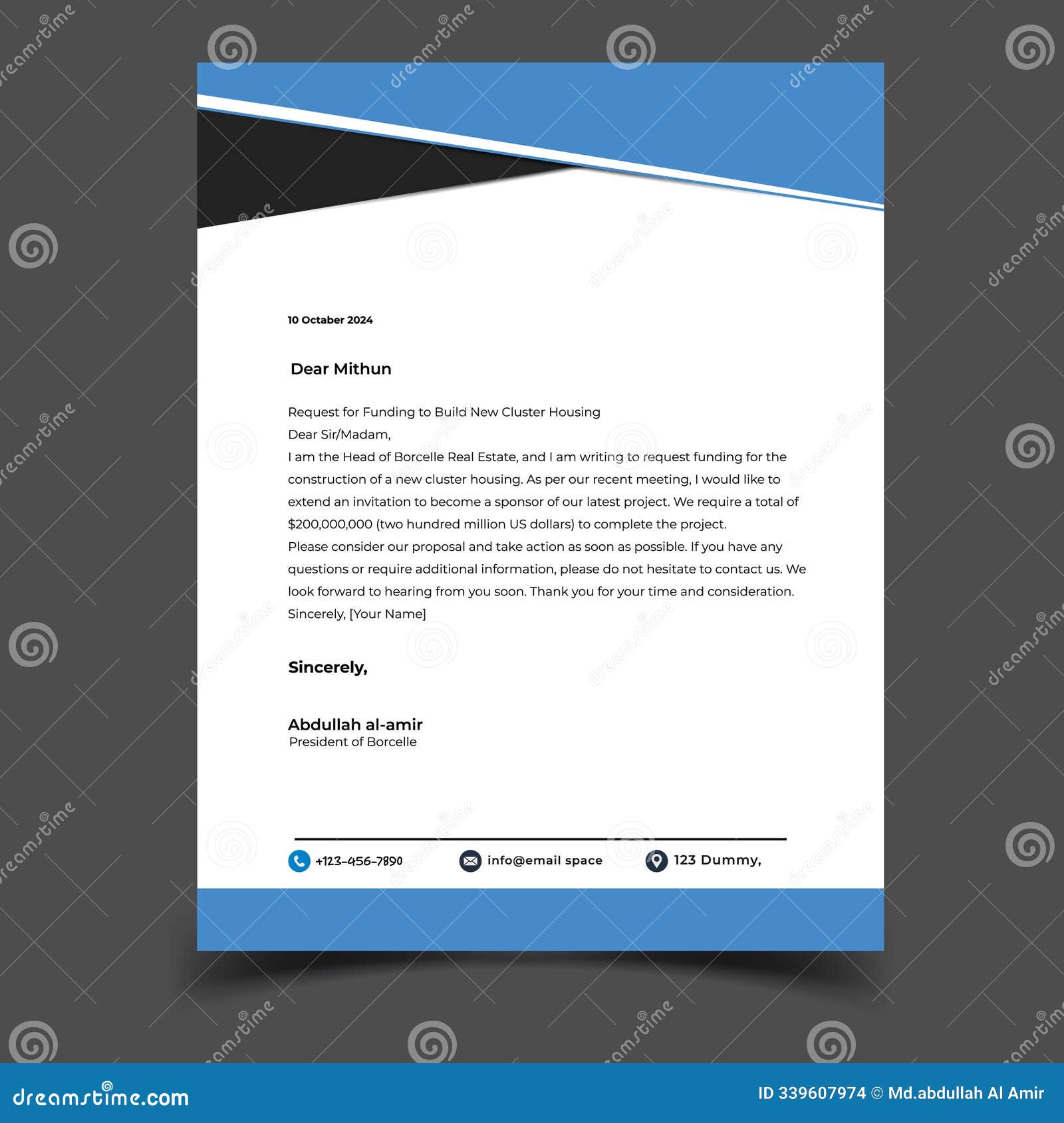 Customizable Letterhead Designs for a Polished and Professional Look ...