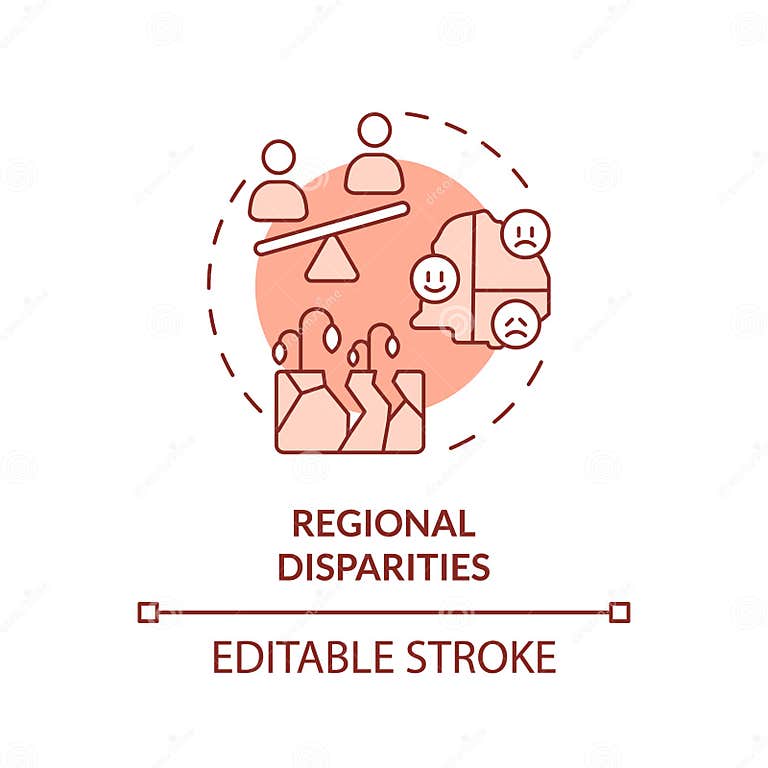 Customizable Regional Disparities Icon Heatflation Concept Stock Vector ... Customizable Regional Disparities Icon Heatflation Concept Stock Vector ...