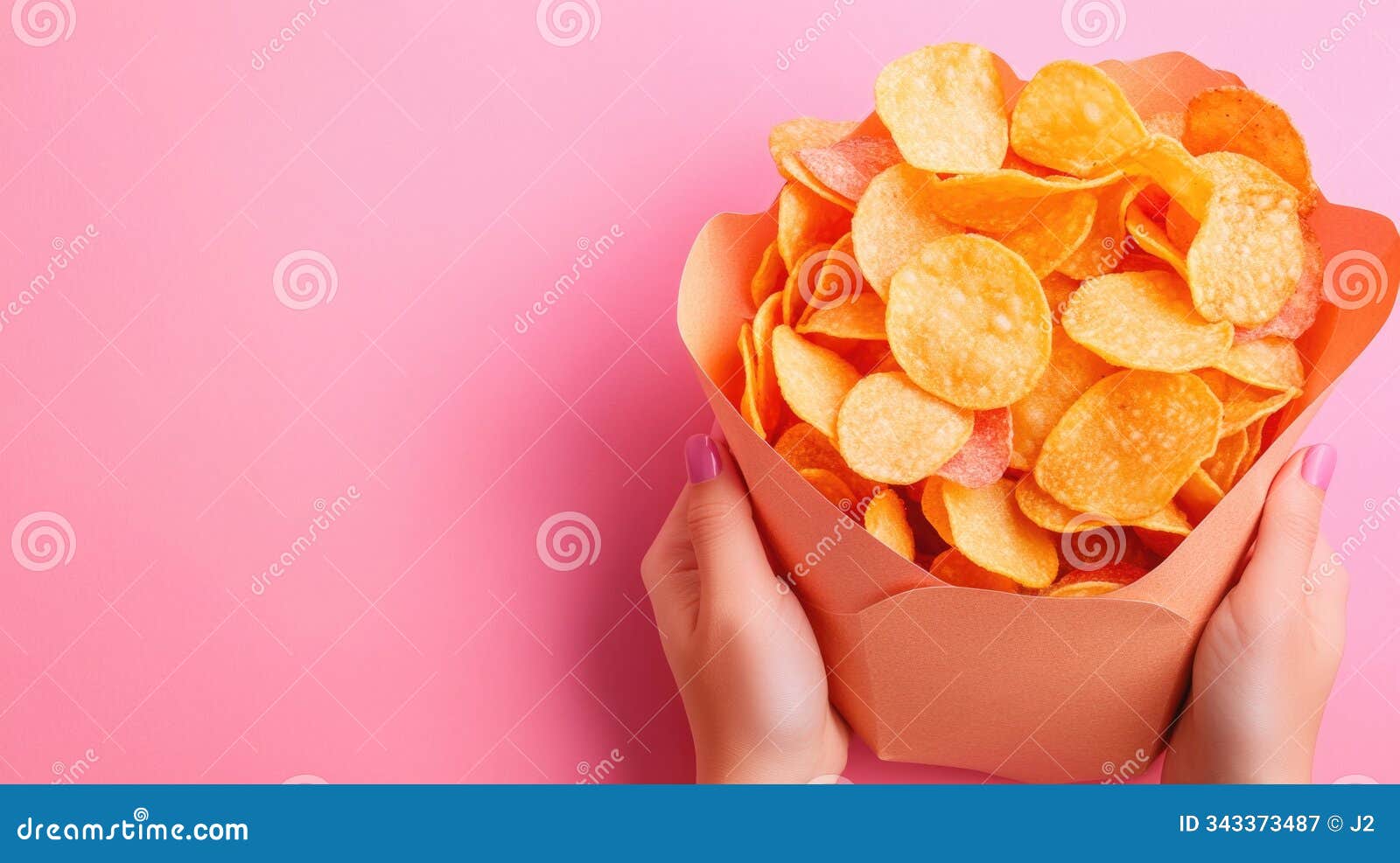 Customizable Snack Packaging Mockup with Vibrant Background for ...