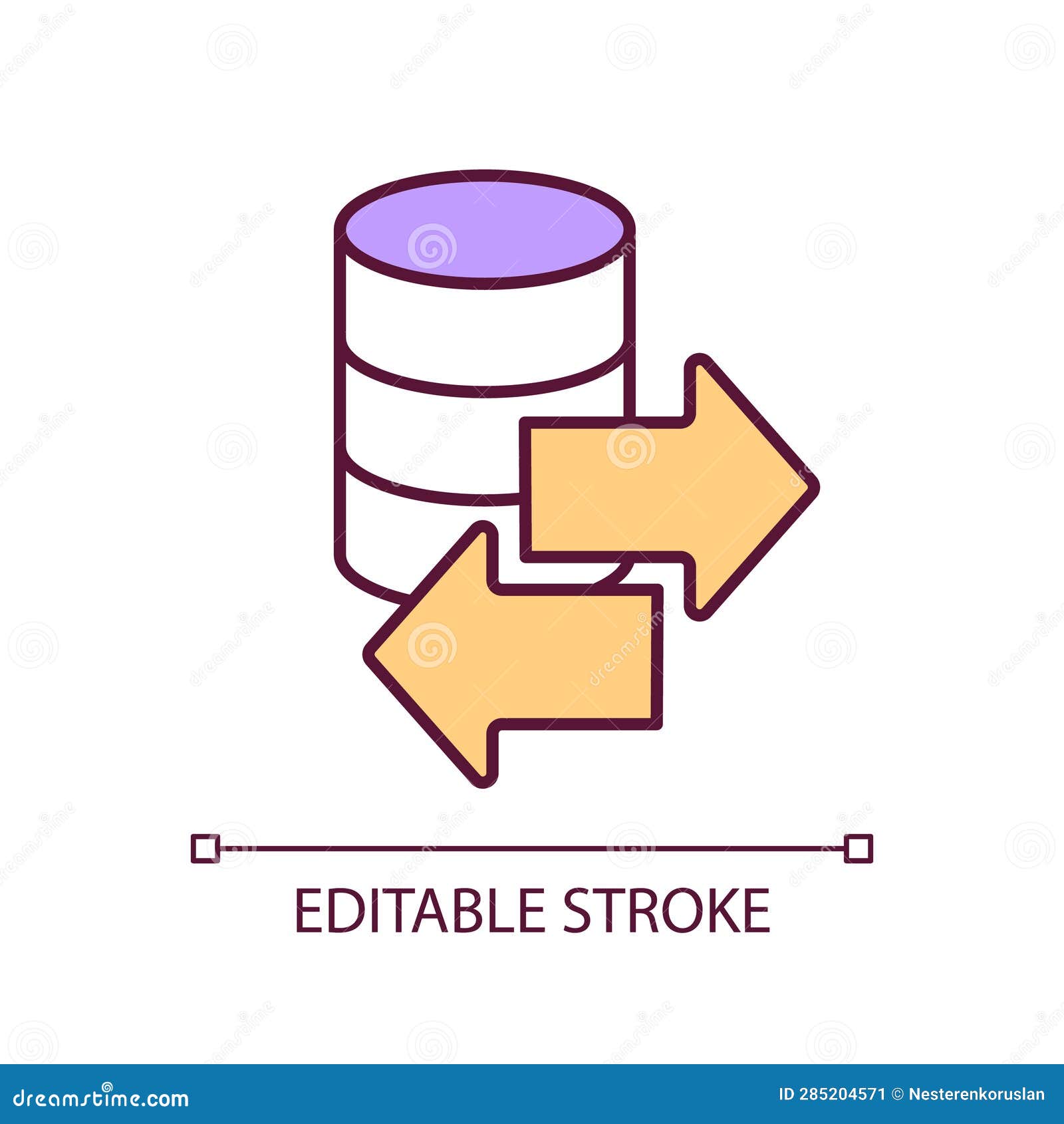 Customizable Thin Line Legal and Ethical Concerns Icon Stock Vector ...