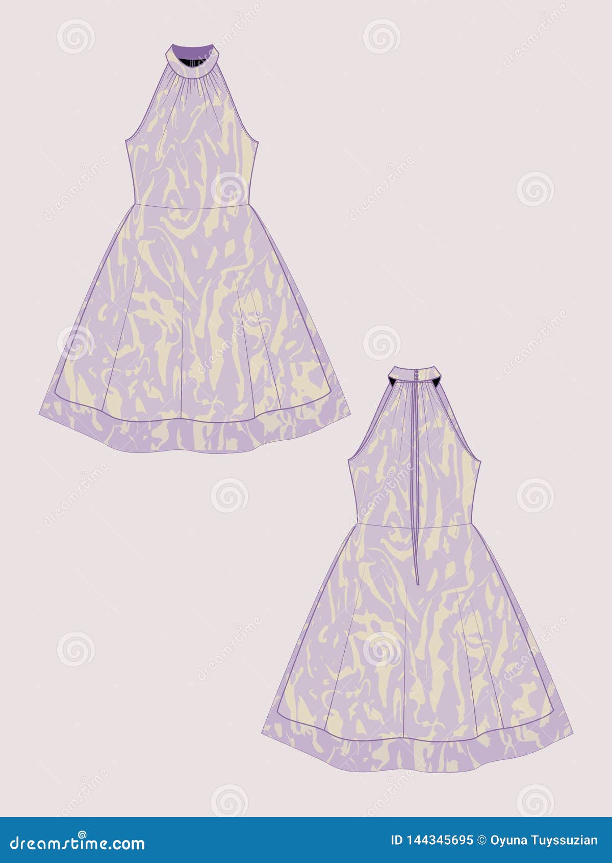 CUSTOMIZABLE VECTOR GARMENT TEMPLATE Stock Vector - Illustration of ...