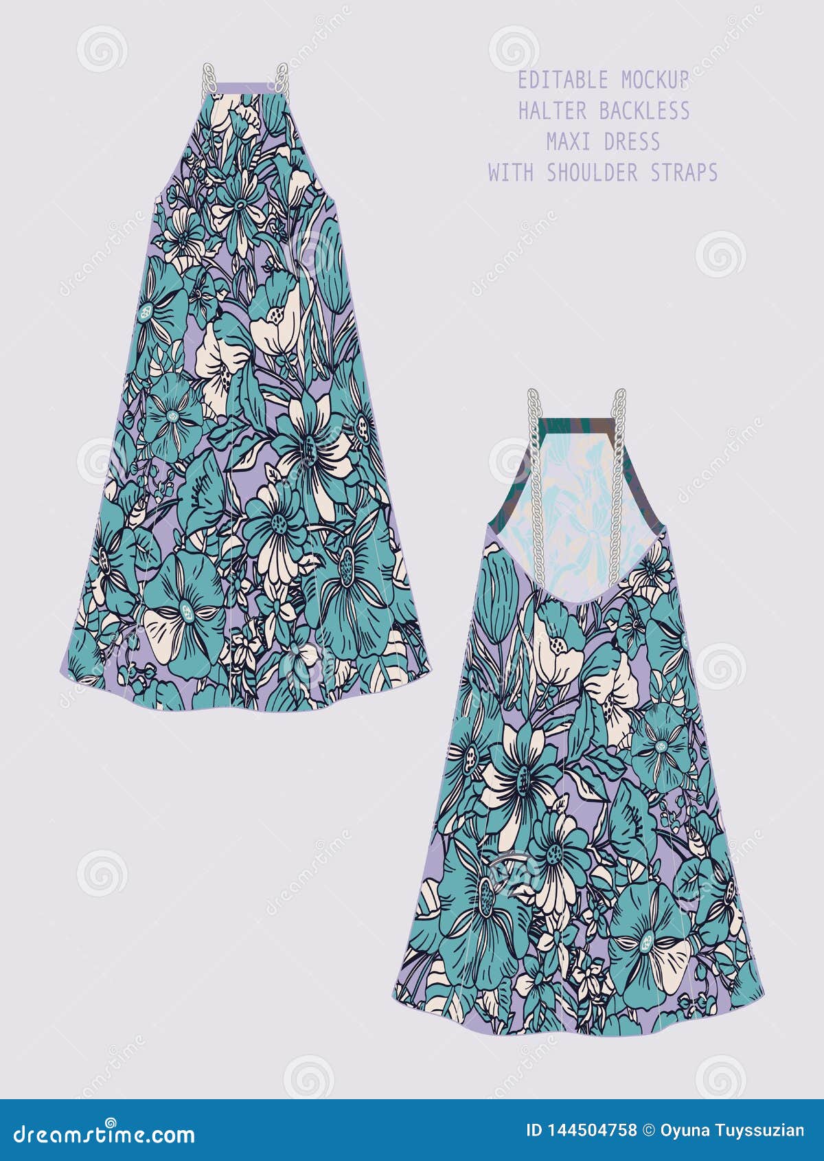 CUSTOMIZABLE VECTOR GARMENT TEMPLATE Stock Illustration - Illustration ...