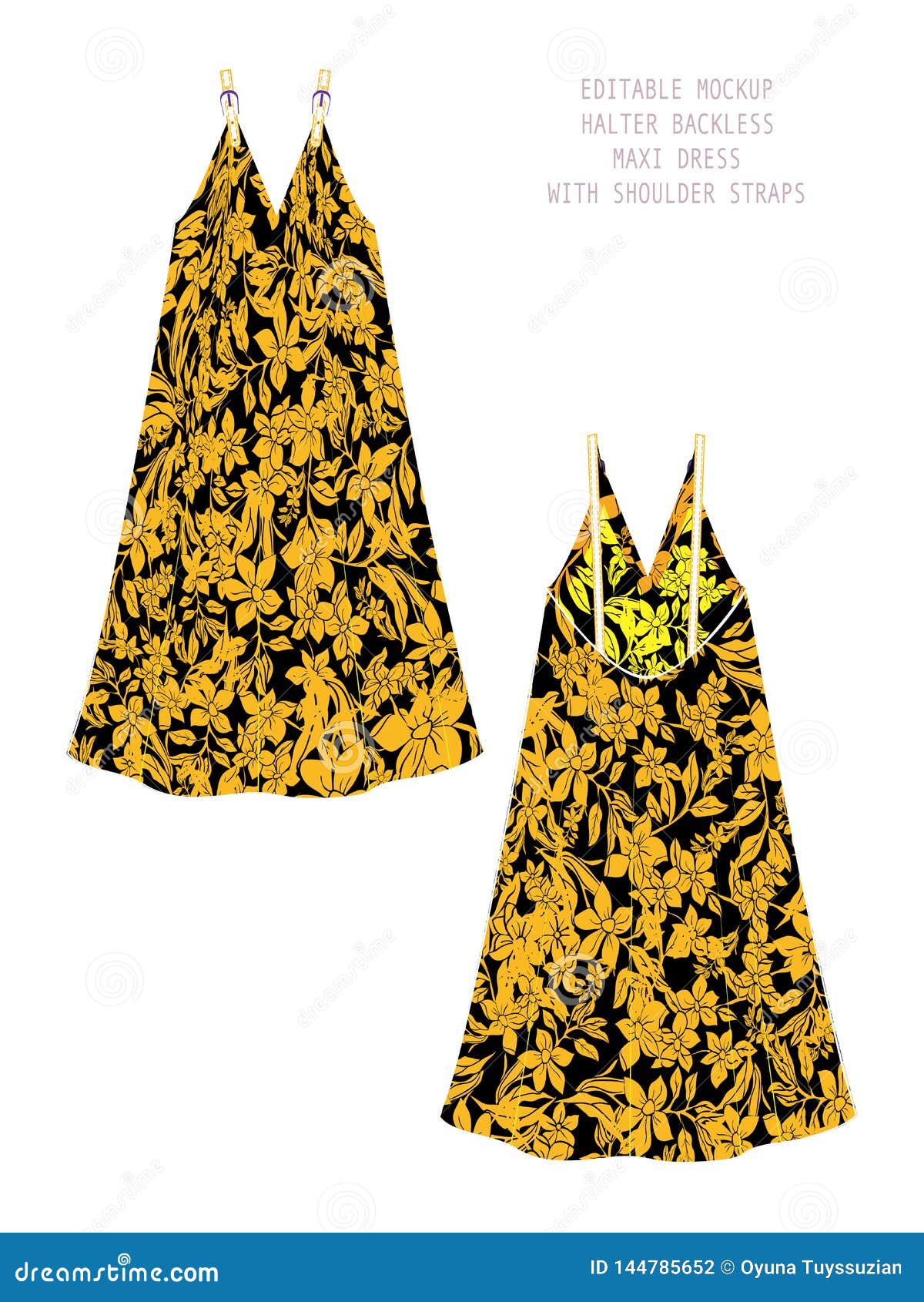 CUSTOMIZABLE VECTOR GARMENT TEMPLATE Stock Vector - Illustration of ...