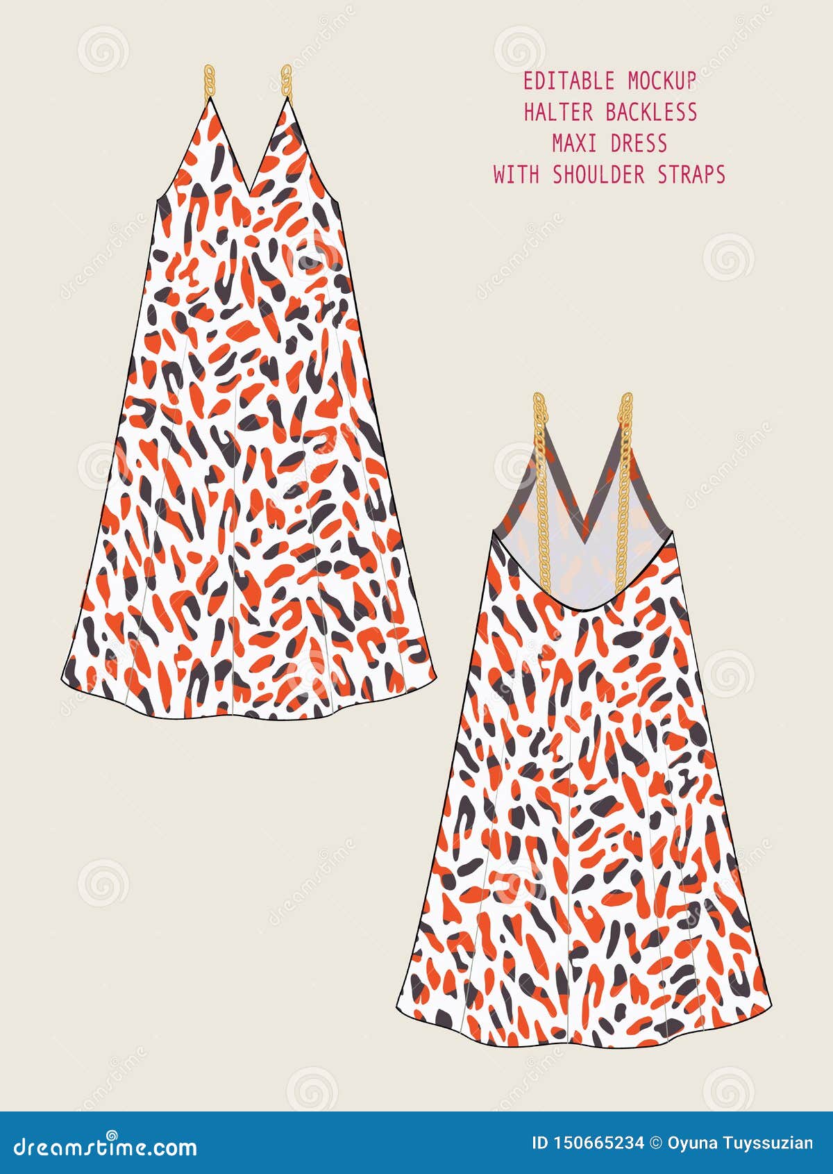 CUSTOMIZABLE VECTOR GARMENT TEMPLATE Stock Vector - Illustration of ...