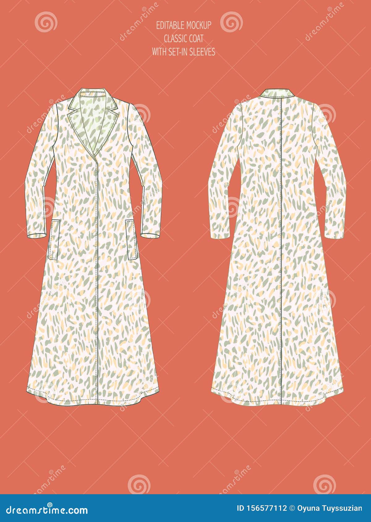 CUSTOMIZABLE VECTOR GARMENT TEMPLATE Stock Vector - Illustration of ...