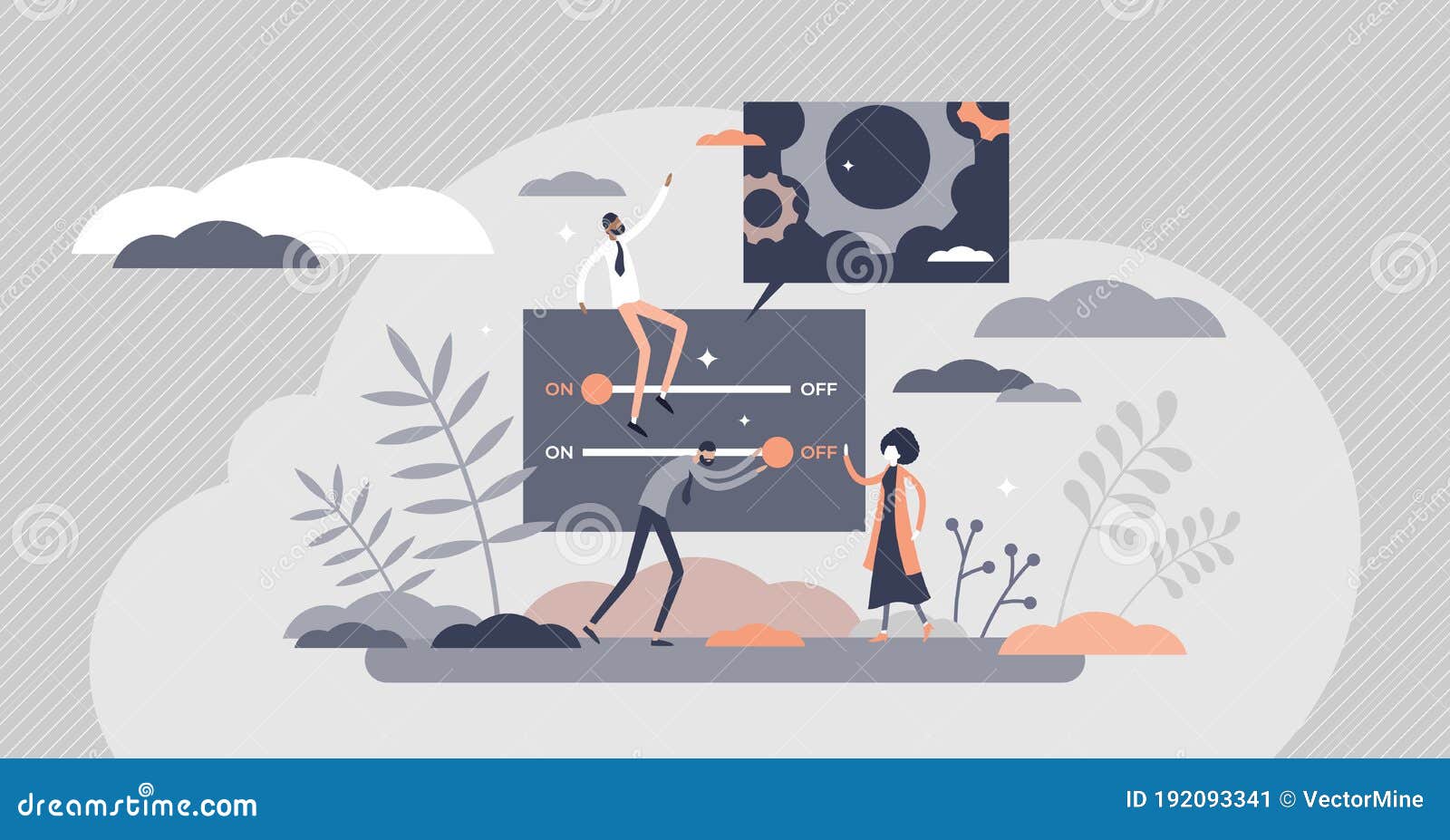 Customization As Website Or Service Adaption For Customer Tiny Person ...