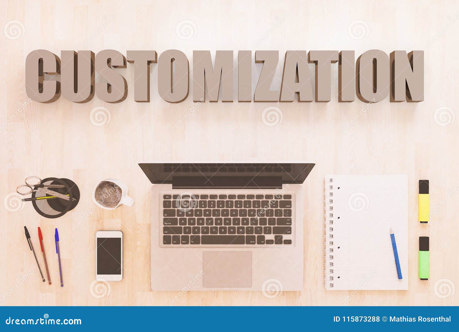 Customization stock illustration. Illustration of internet - 115873288