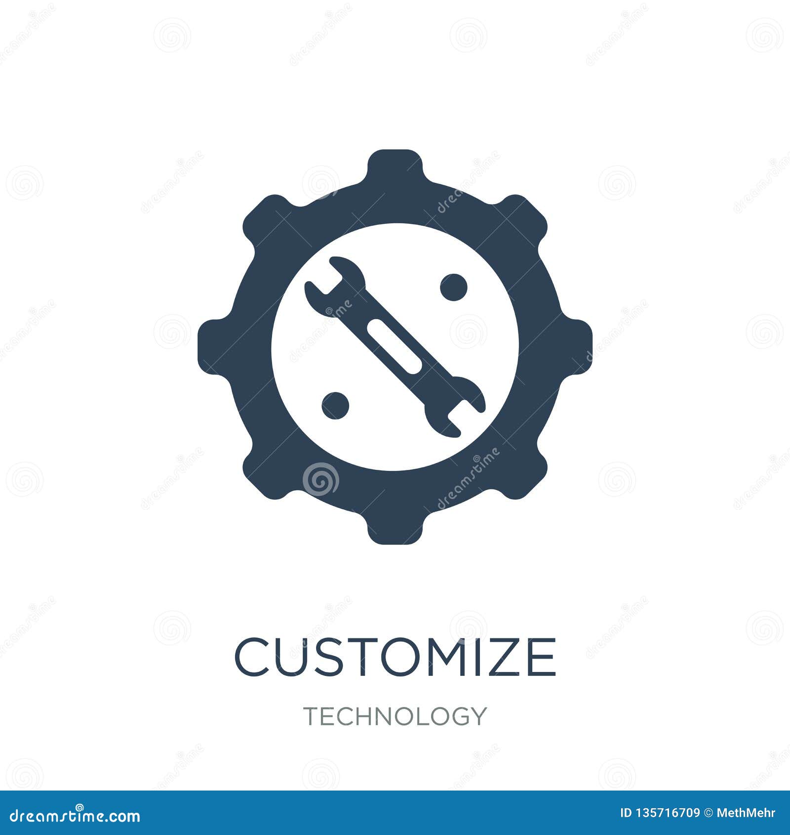 Customize Icon in Trendy Design Style. Customize Icon Isolated on White ... Customize Icon in Trendy Design Style. Customize Icon Isolated on White ...