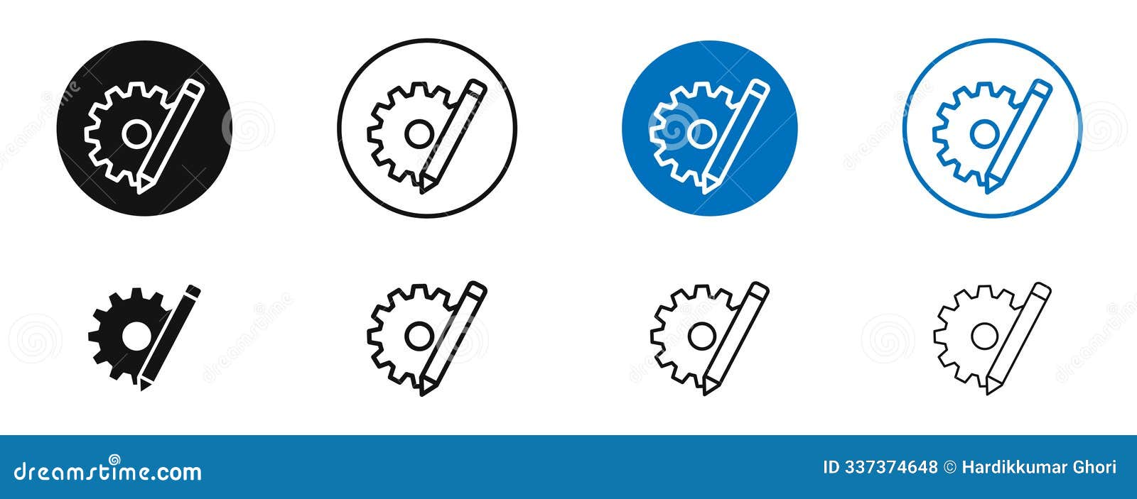 Customize Icon On White Background. Simple Element Illustration From ...