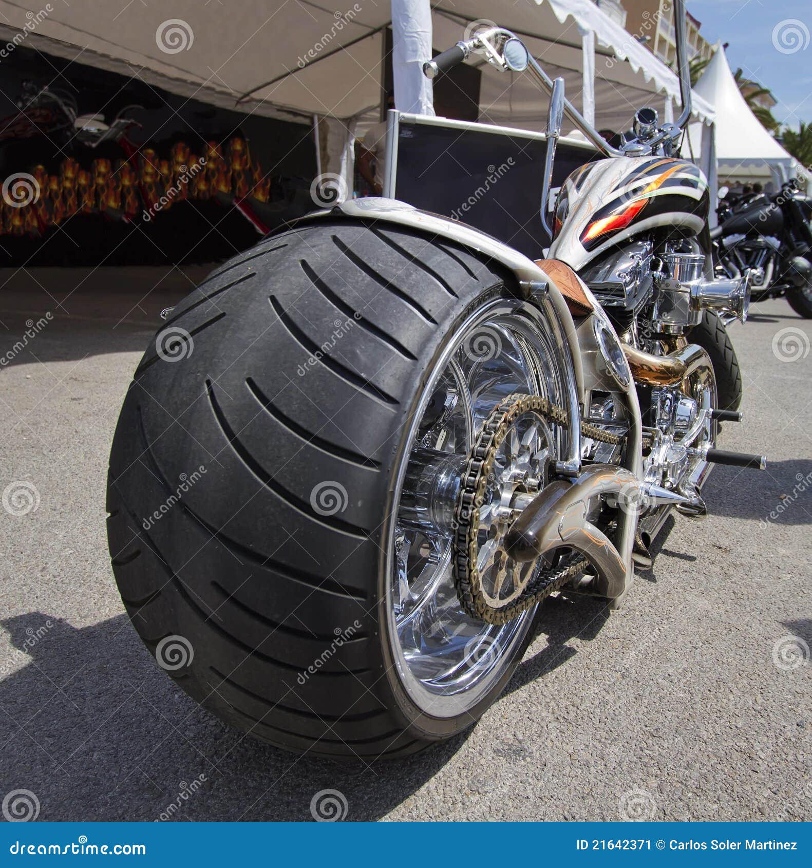 Customized motorcycle stock image. Image of customized - 21642371