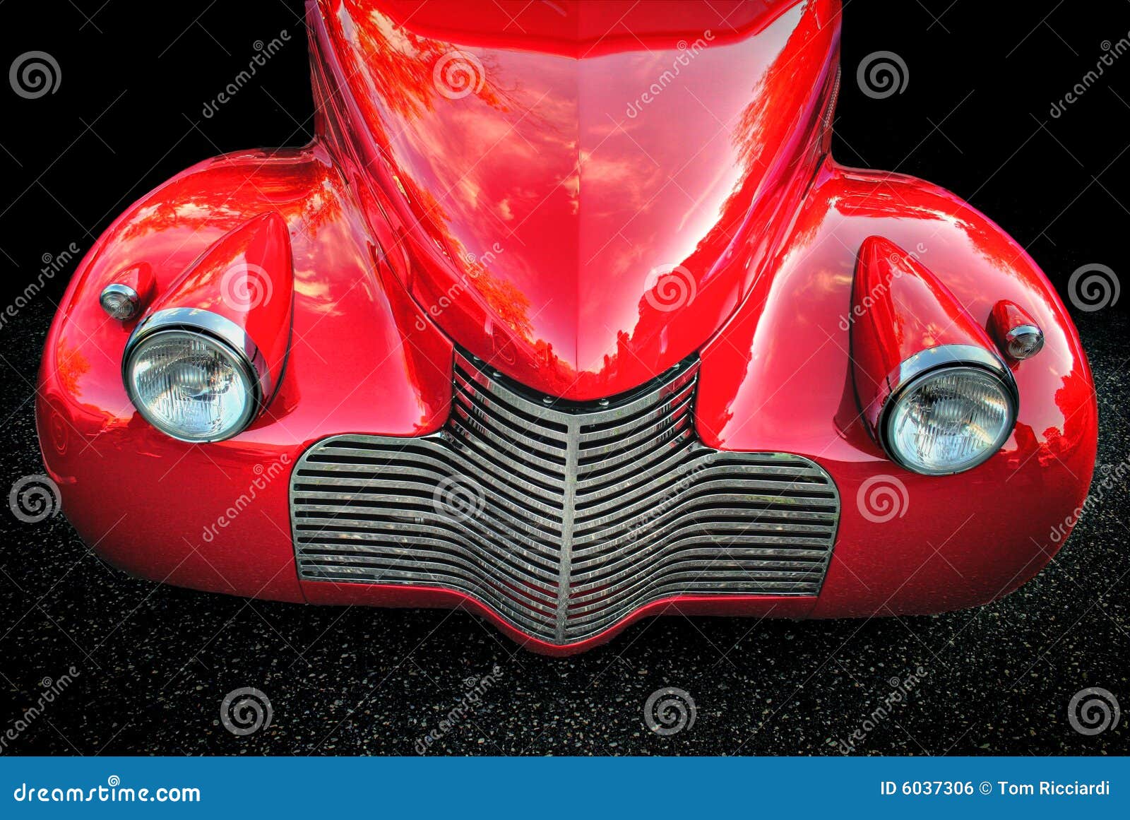 Customized vintage hot rod stock photo. Image of retro - 6037306