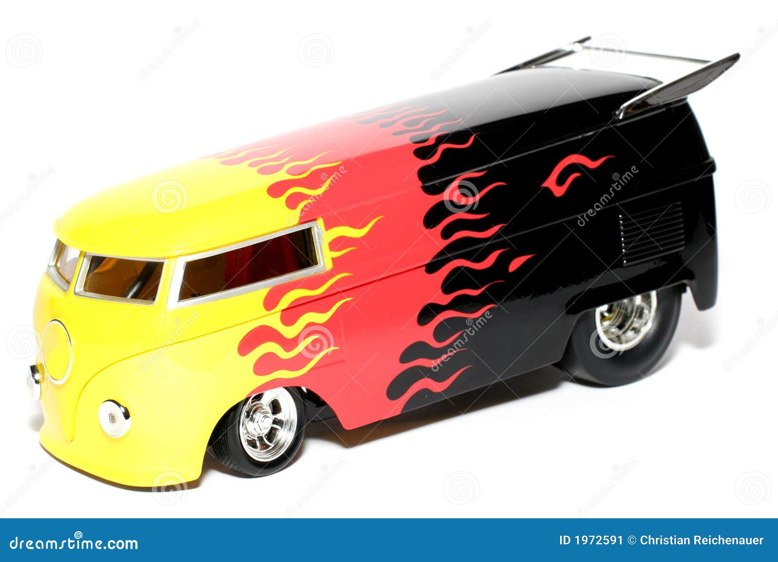 Customized VW Drag Bus Scale Car Stock Image - Image of collection ...