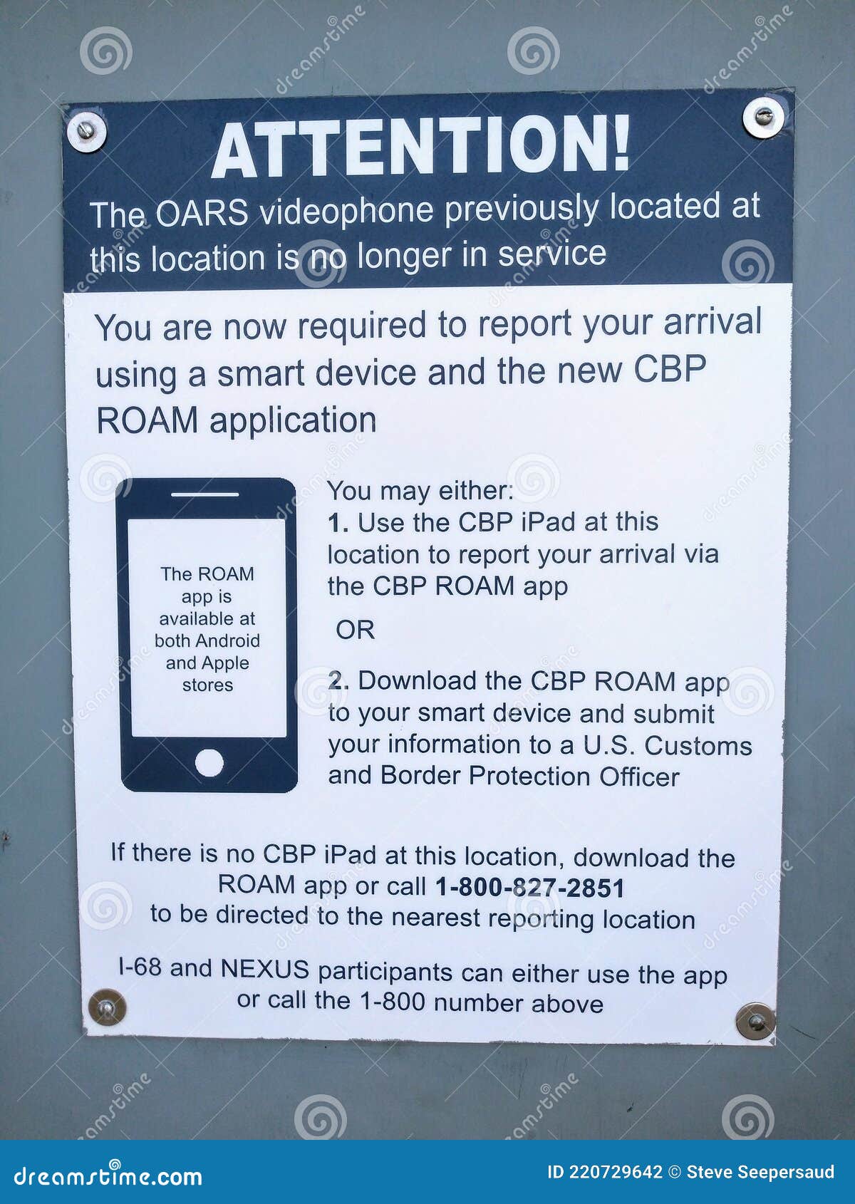 Customs and Border Protection Sign Editorial Photography - Image of ...