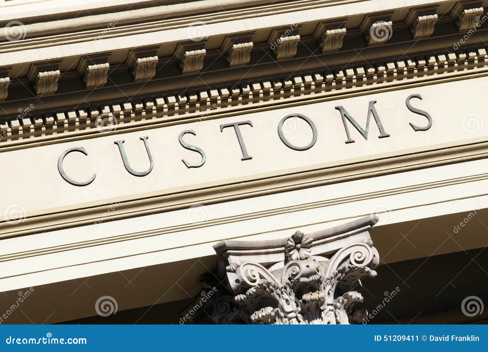Customs Building stock image. Image of duty, shipping - 51209411