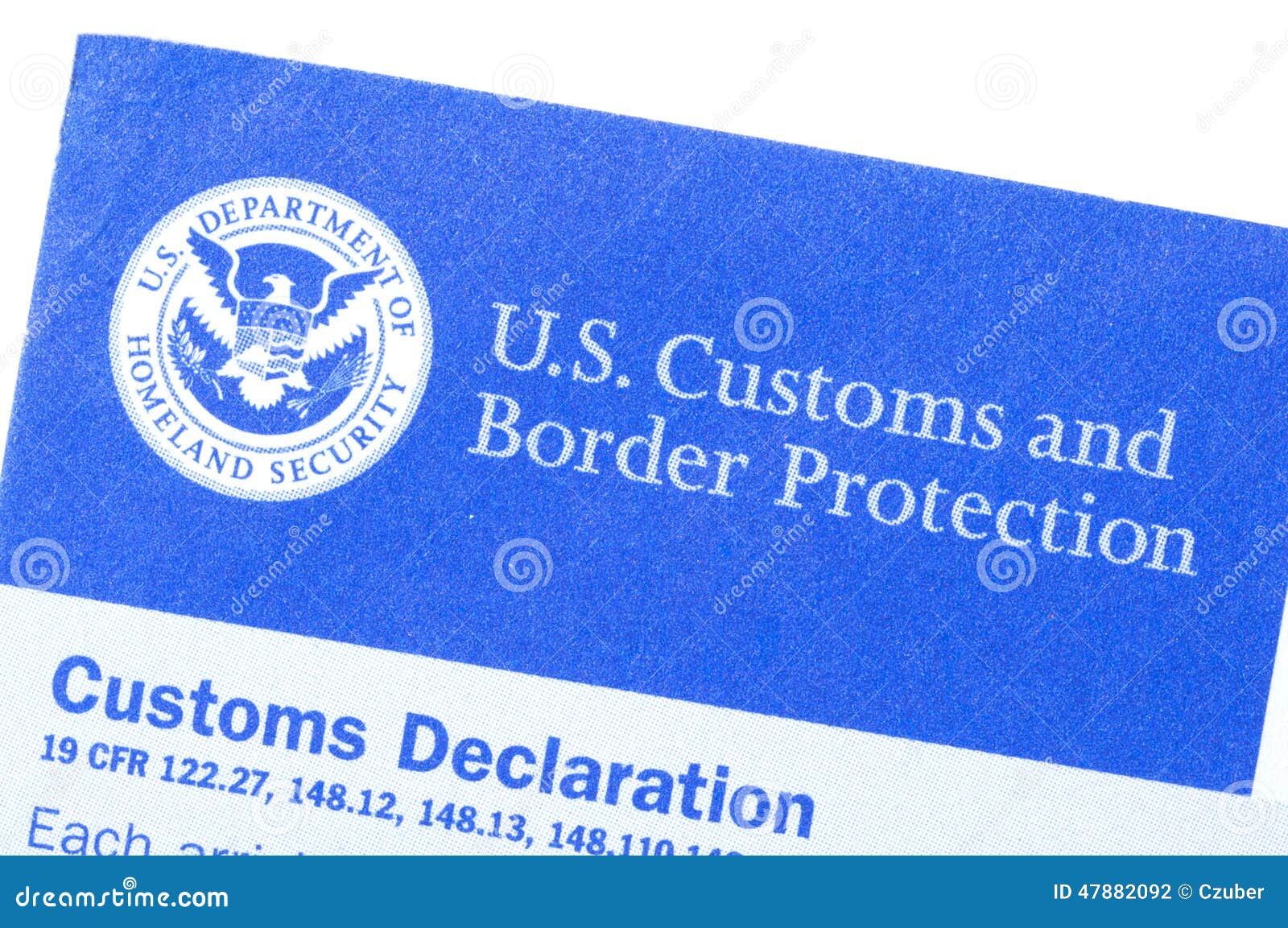 Customs Declaration Form Editorial Image | CartoonDealer.com #47882092