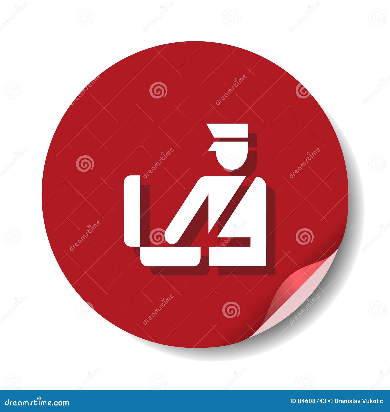 Customs Label, Illustration Stock Illustration - Illustration of ...
