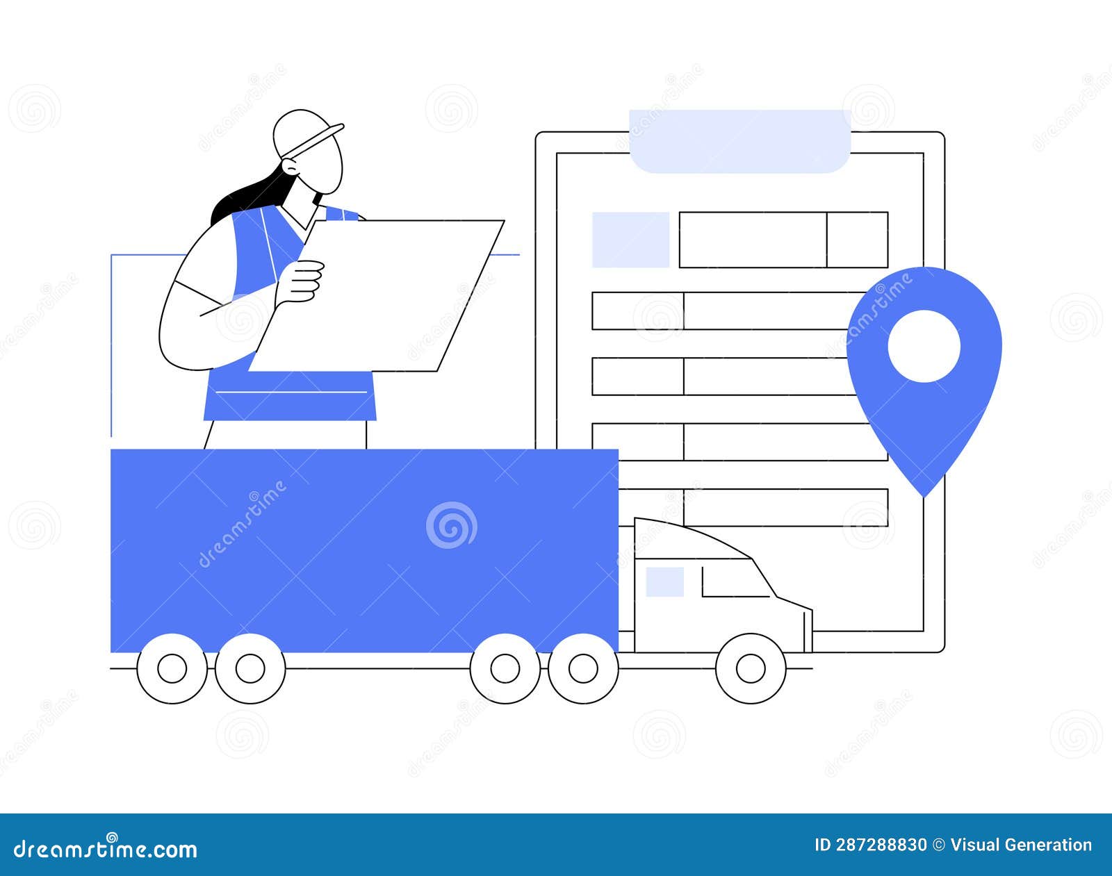 Customs Registration Abstract Concept Vector Illustration. Stock Vector ...