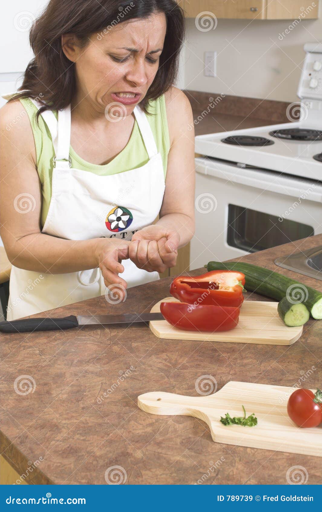 Cut stock image. Image of pain, inside, cooking, injury - 789739