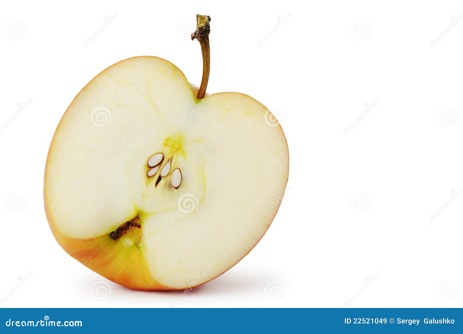The cut apple stock image. Image of piece, clipping, background - 22521049