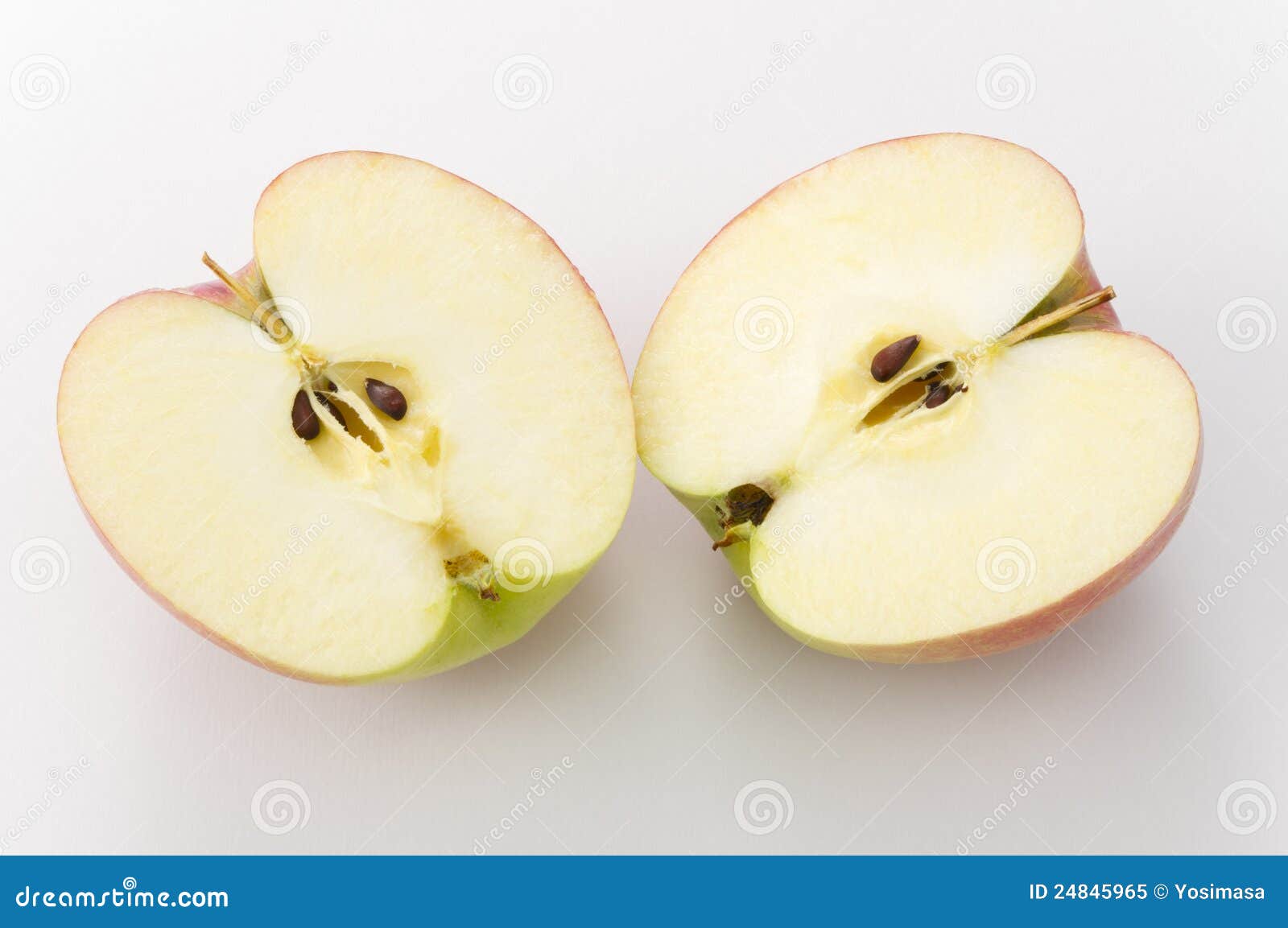 Cut Apple Royalty Free Stock Photo - Image: 24845965