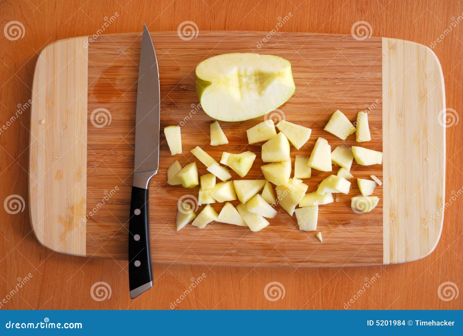 Cut apple stock photo. Image of small, three, apple, cutting - 5201984
