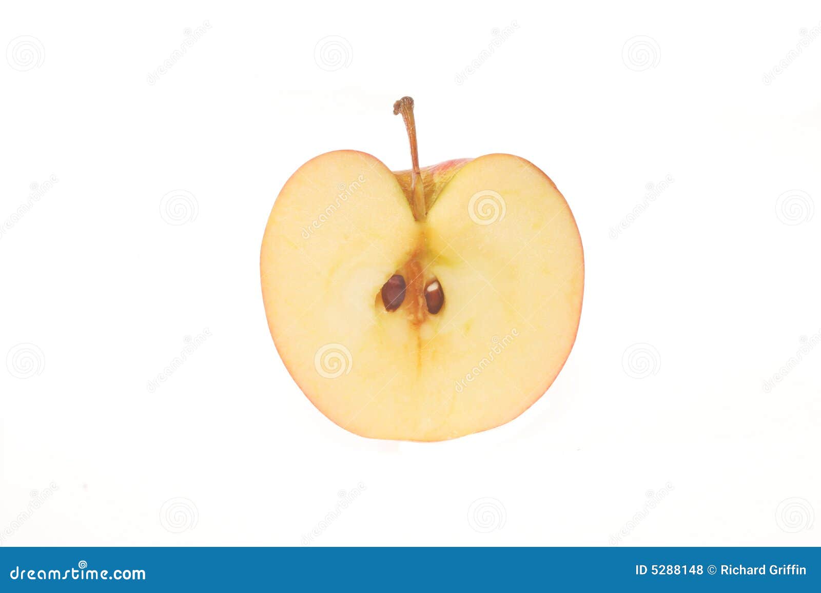 Cut Apple Royalty Free Stock Photos - Image: 5288148